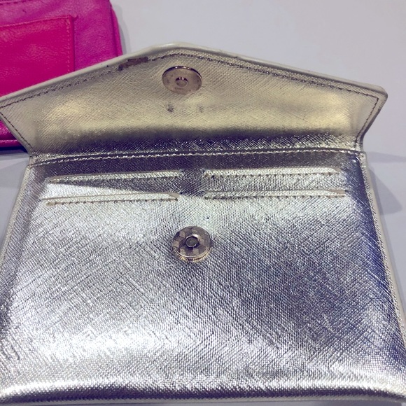 Express | Bags | Set Of Two Coin Purses Pink Gold | Poshmark